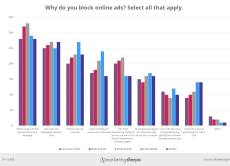 Advertising Chart: Why customers block online ads, by income level ...