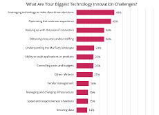 MarTech Chart: Biggest technology innovation challenges | MarketingSherpa