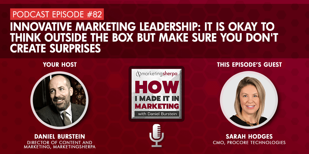 Innovative Marketing Leadership: It is okay to think outside the box ...