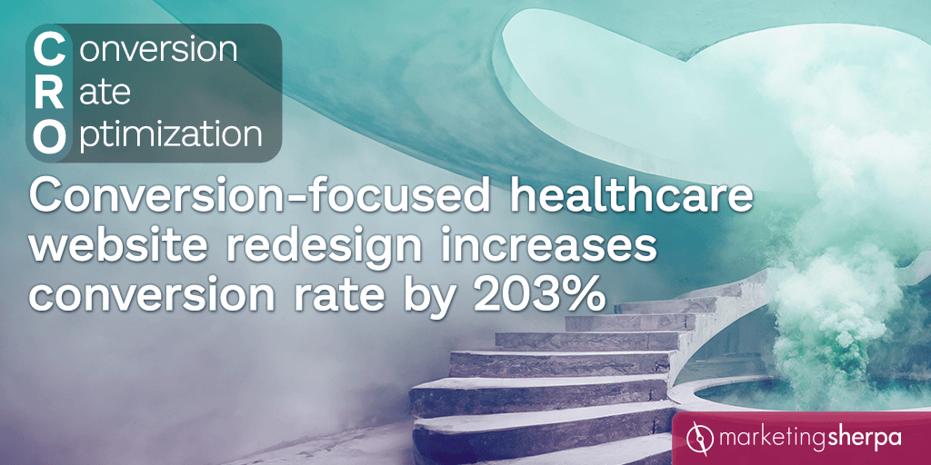 Conversion Rate Optimization: Conversion-focused healthcare website ...
