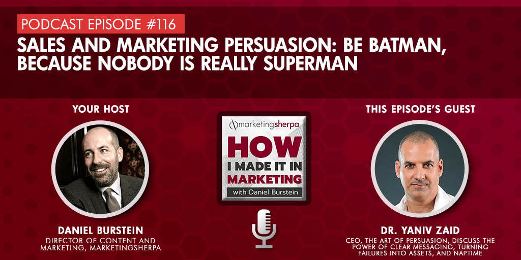 Sales and Marketing Persuasion: Be Batman, because nobody is really ...